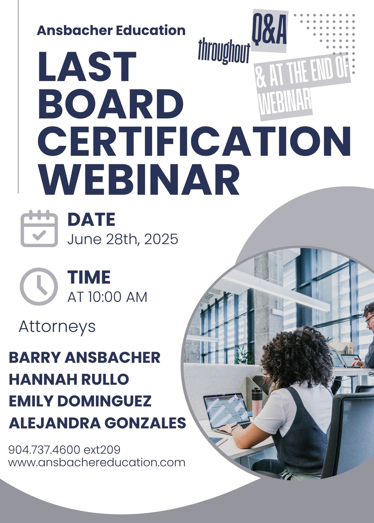 Last Chance to Get Board Certified